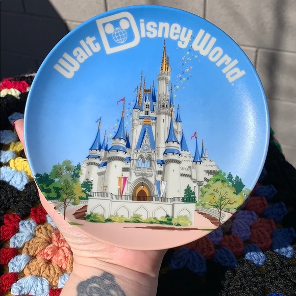 Disney | Accents | Vintage Made In Japan Walt Disney World Plate | Poshmark